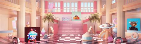 metaverse nft gallery unity 3d environment app behance