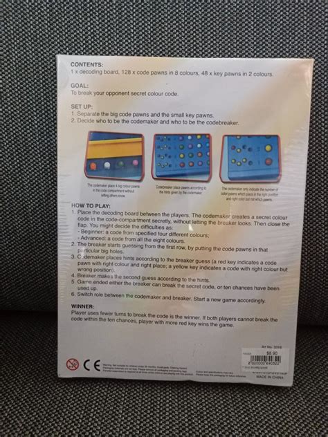 Brand New Secret Code Game Similar To Mastermind Hobbies And Toys Toys And Games On Carousell