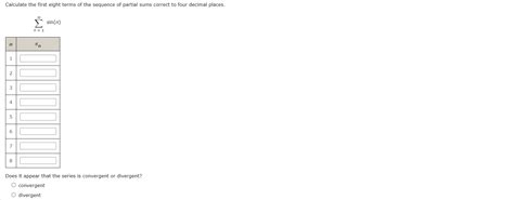 Solved Calculate The First Eight Terms Of The Sequence Of