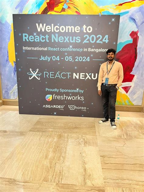 Vibin Charles On Linkedin Reactnexus Techcommunity Grateful