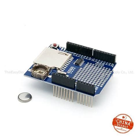 data logging shield for arduino thaieasyelec electronic for embedded