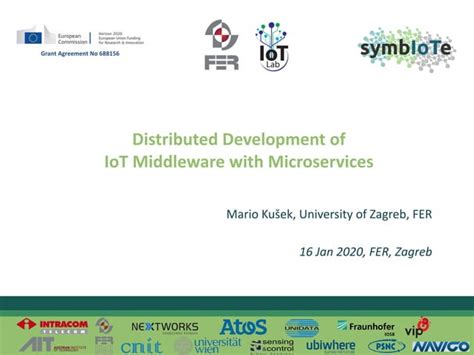 Distributed Development Of Iot Middleware With Microservices Ppt
