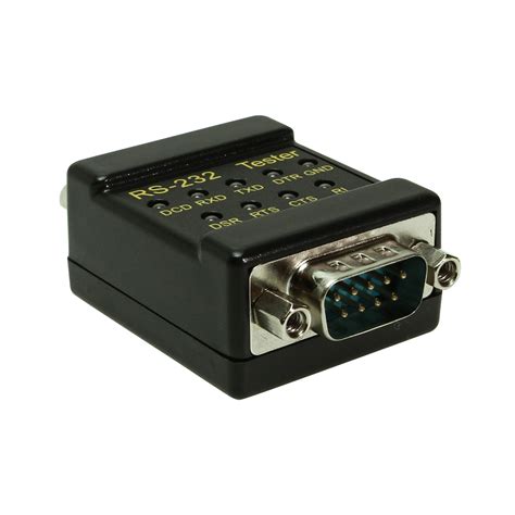 RS 232 LED Link Tester DB 9 Male To DB 9 Female