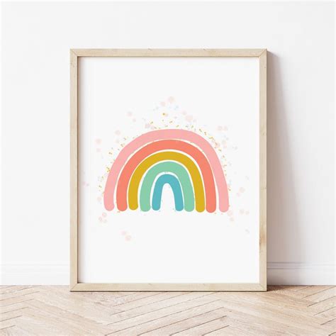 Rainbow Poster Etsy