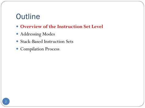Instruction Set Architectures Ppt Download