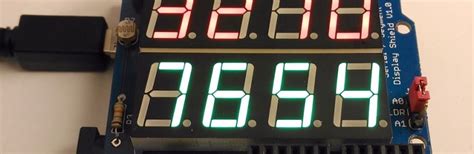 Serial Seven Segment Led Display Shield Embedded Lab