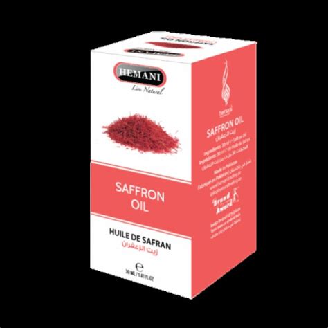HEMANI Шафрановое масло, 30 мл