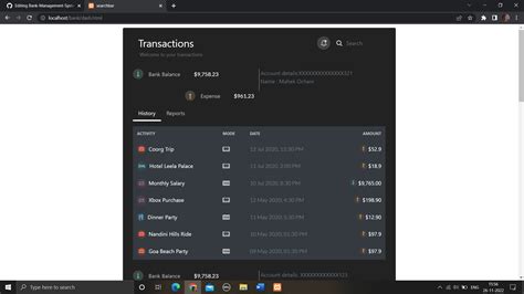 Github Mahek Bank Management System