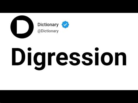 Digression Definition