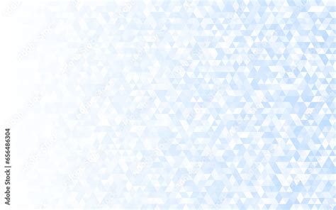 Geometric Texture With Light Gray And Blue Triangles Seamless Abstract Background For