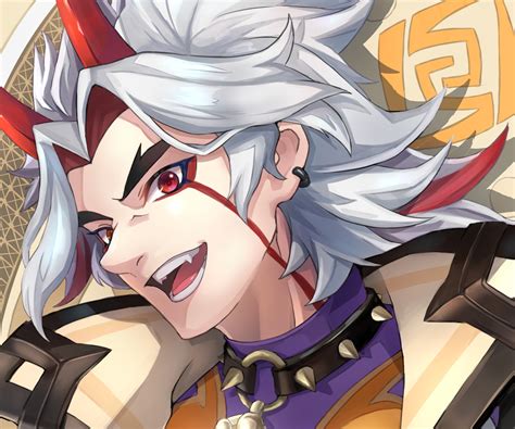Arataki Itto From Genshin Impact Hd Wallpaper Rare Gallery