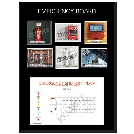 Four Points Sign Store By Evacuation Maps Fire Safety