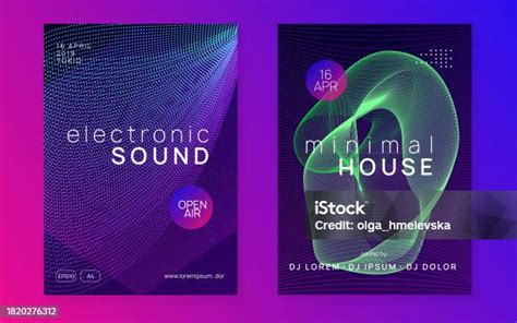 네온 전자 축제 전단지 전기 댄스 음악 트랜스 사운드 클럽 이벤트 포스터 테크노 Dj 파티 Dj에 대한 스톡 벡터 아트 및 기타