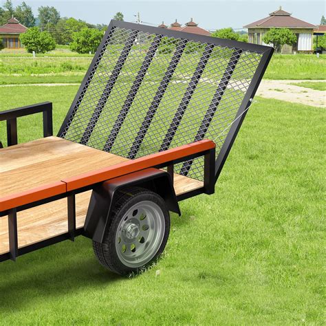 Bentism Tailgate Utility Trailer Gate And Ramp Lift Assist System 180 Lbs
