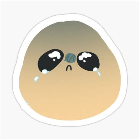 Sad Blob Sticker For Sale By Heartling Redbubble
