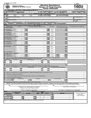 Form 1602 Fill Online Printable Fillable Blank PdfFiller