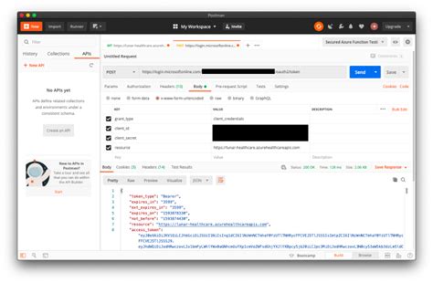 Authentication Of Azure Api For Fhir® And The Import Of Patient Info With Azure Function