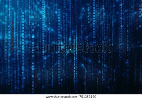 Digital Abstract Technology Background Binary Code Stock Illustration Shutterstock