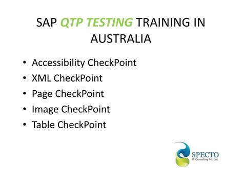 Ppt Sap Qtp Testing Online Training Classes Powerpoint Presentation