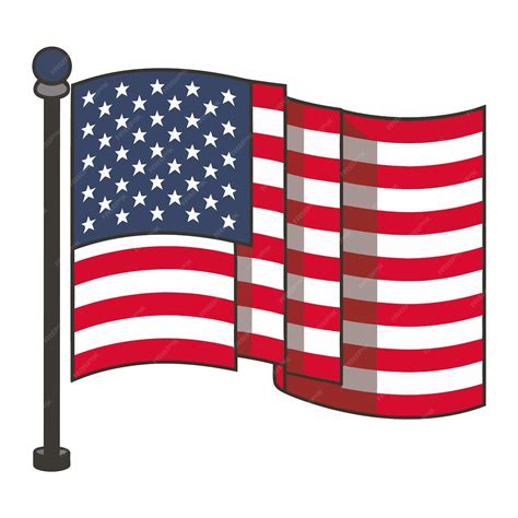 Premium Vector A United States Flag Design Graphics Illustration