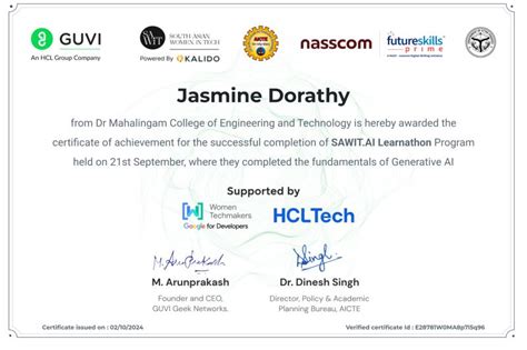 Jasmine Dorathy On Linkedin Ai Generativeai Futureoftech