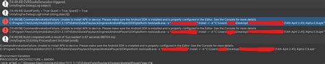 Commandinvokationfailure Unable To Install Apk To Device Unity Engine Unity Discussions