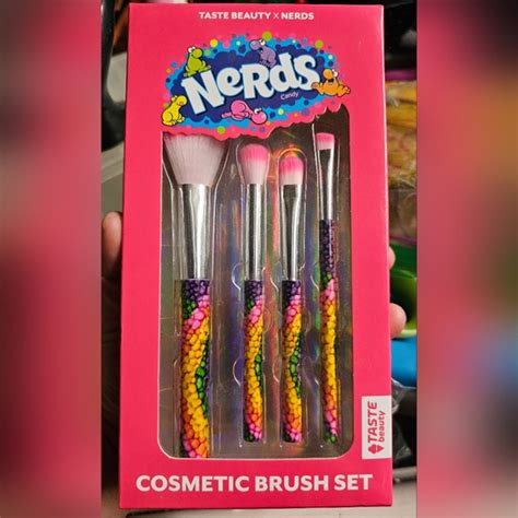 Nerds Makeup Nerds Candy Taste Beauty X Nerds Cosmetic Brush Set New 4 Piece Set Poshmark
