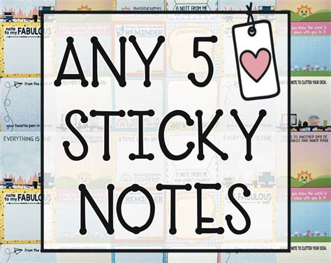 Everything Is Fine Sticky Notes Funny Memo Pad Cute Notepad Home Office Stationery Fun
