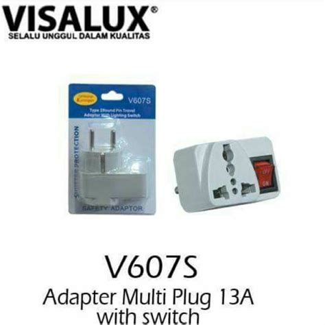 Visalux V 607s Multi Purpose Switch Socket Plug Over Visalux Plug Combination On Off Shopee
