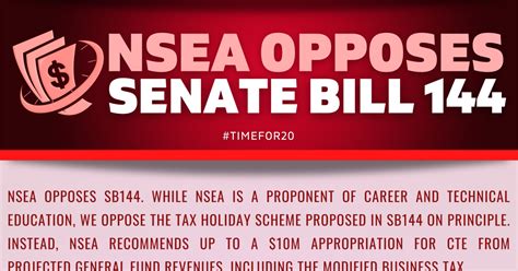 Memo Nsea Opposes Senate Bill 144 Nevada State Education Association