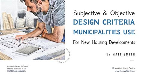 2 municipal design criteria used for progress in new housing