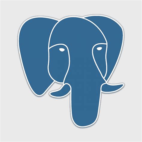 Postgresql Logo Blue Elephant Icon Database Replication Software