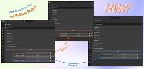 Scripting How To Set Up Driver Via Python Script Between Custom Properties Of Objects