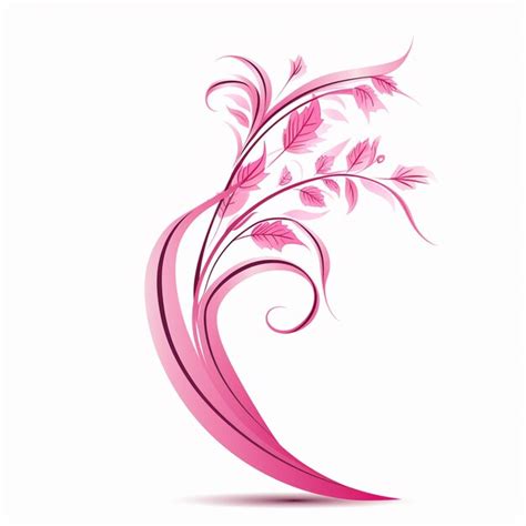 Premium Ai Image Pink Ribbon For Womens Health A Commitment To Wellness