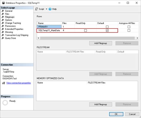 creating a sql server database using dbatools