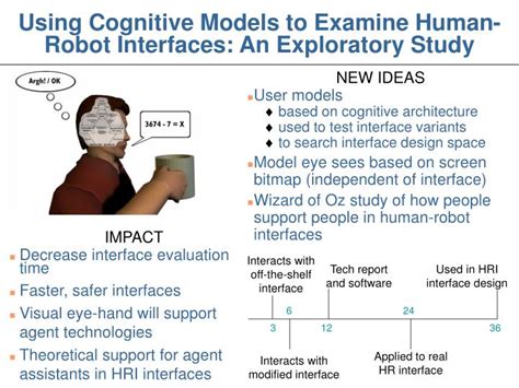 ppt using cognitive models to examine human robot interfaces an