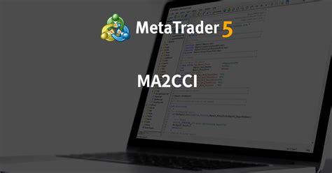 Mql5 Code Base에서 George On Don이가 제작한 Metatrader 4용 지표 Ma2cci 무료