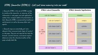 Introduction To HTML PPT