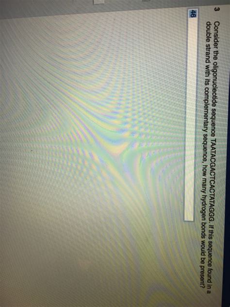 Solved Consider The Oligonucleotide Sequence