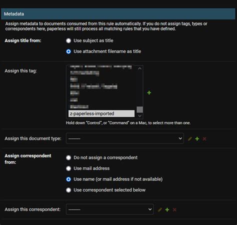 How Exactly To Use Mail Rule That Is Based On Tags · Paperless Ngx Paperless Ngx · Discussion