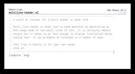 Multiline Mode Line Proof Of Concept Scrolller