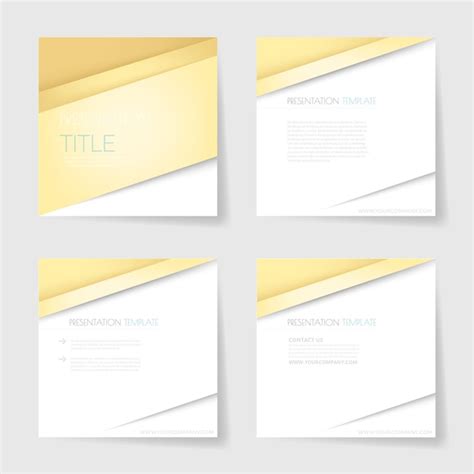 Premium Vector Presentation Template Vector Background Overlap Layer For Design