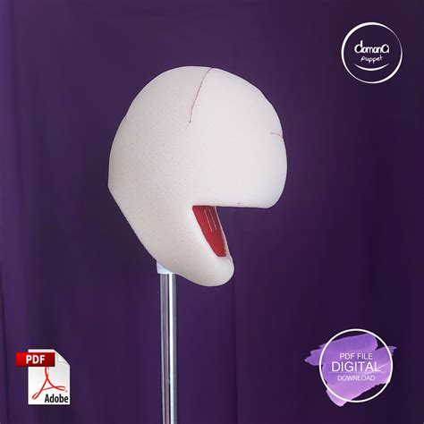 Round Head Puppet FOAM PATTERN PDF File Digital Download Etsy