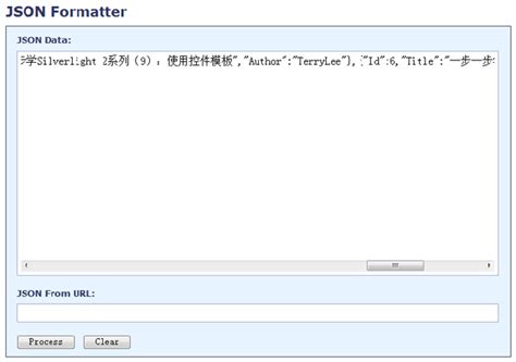 一步一步学silverlight 2系列（16）：数据与通信之json Terrylee 博客园