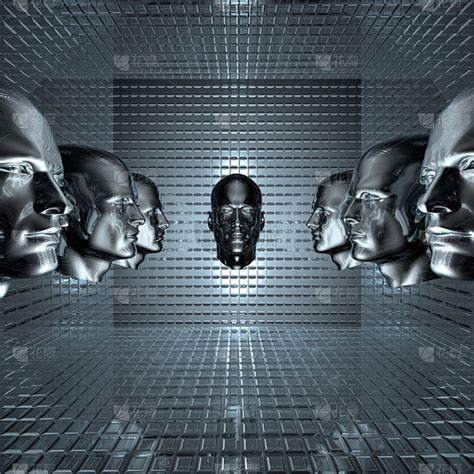 网络人机器人头