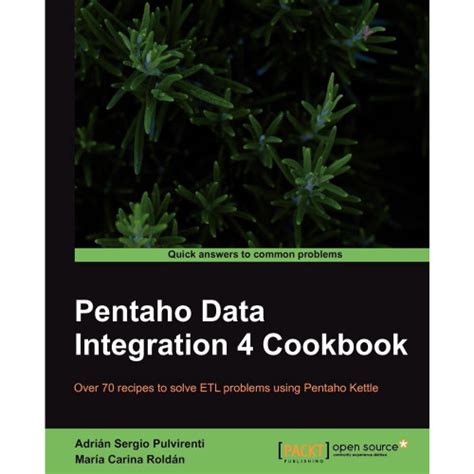 Pentaho Data Integration 4 Cookbook No Shoptime