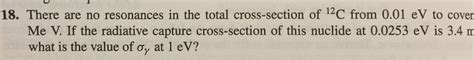 There Are No Resonances In The Total Cross Section Of