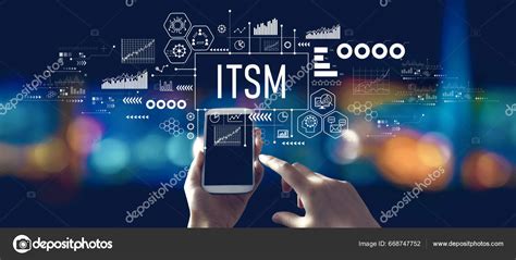 itsm information technology service management theme person using