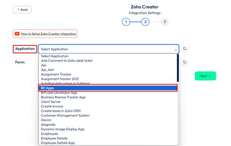 Zoho Creator Integration With Bit Form