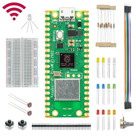 raspberry pi pico w city kit 330ohms